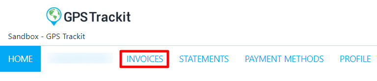 Guide to the GPS Trackit Billing Self Service Portal