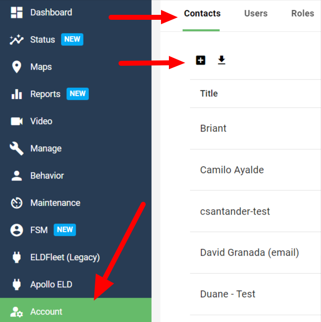 How to Create Contacts for Alerts & Reports