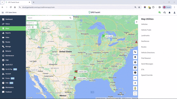 GPS Trackit Driver App: Chat
