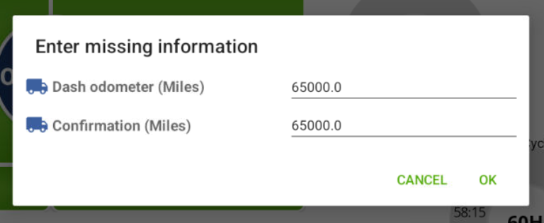 ELD Android: Changing Status