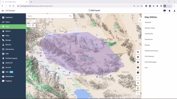 Geofences: Map Options