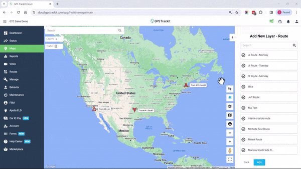 Maps Layer Control 