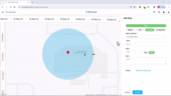 GPS Trackit Driver App: Template Creation