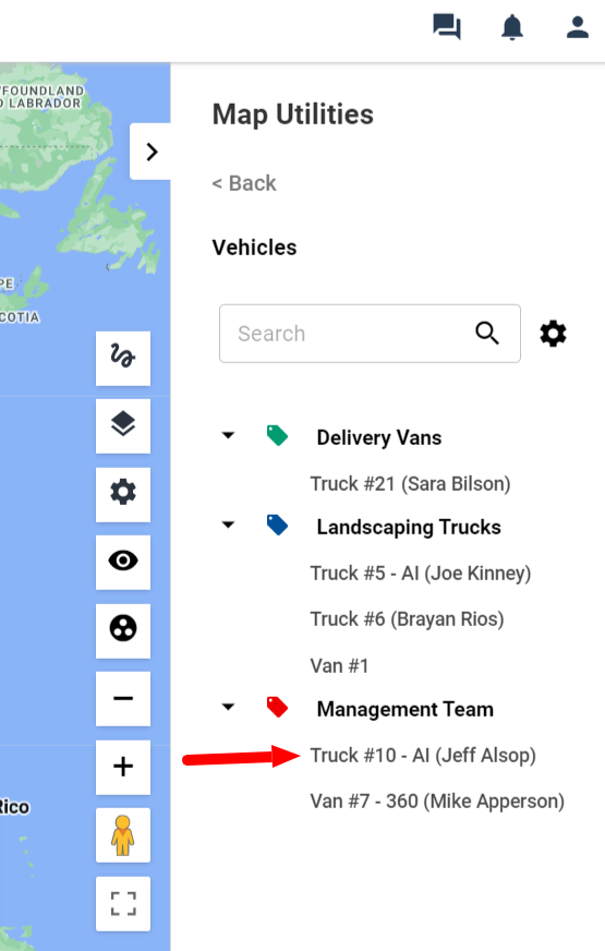 VidFleet Cameras: Live View