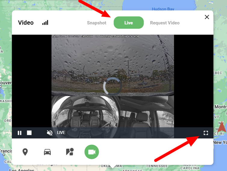 VidFleet Cameras: Live View
