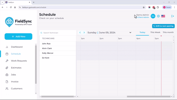 FieldSync: Schedule Management