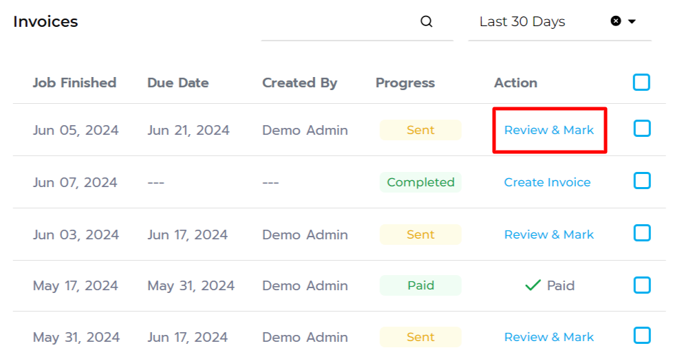 FieldSync: Invoices & Billing