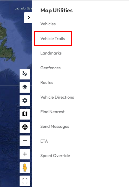 Maps: Vehicle Trails