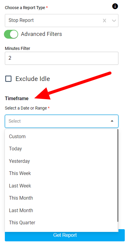 Reports & Tracking History