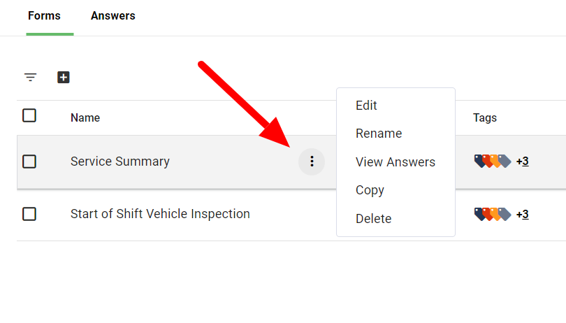 GPS Trackit Driver App: Forms